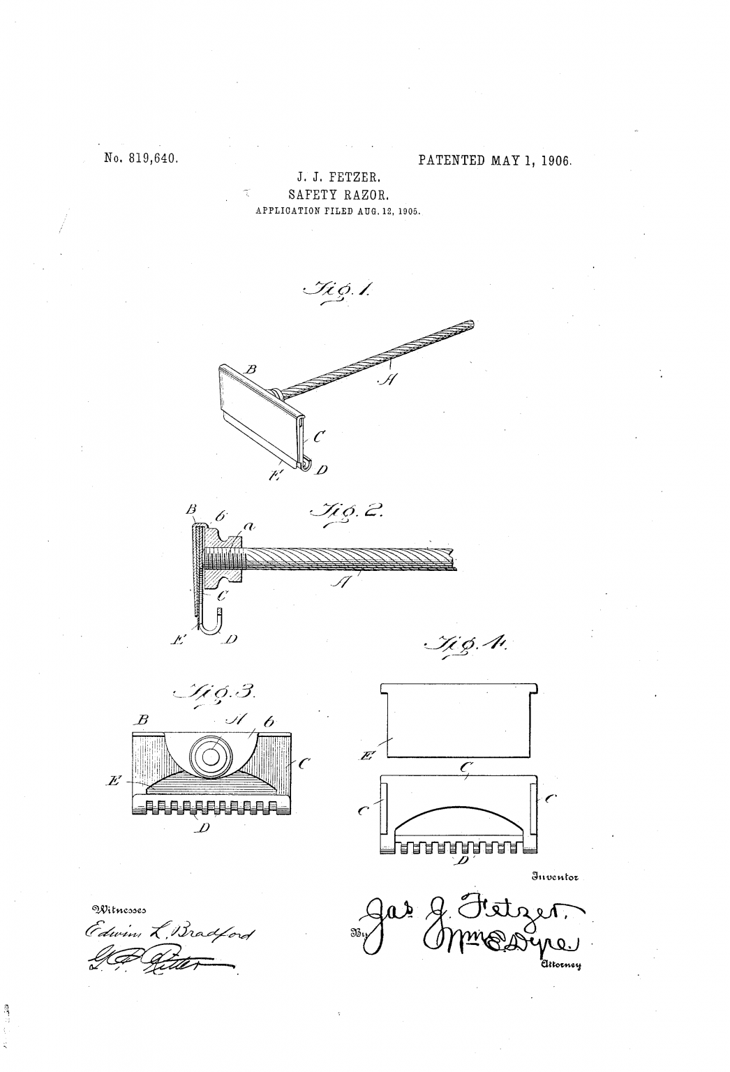 The safety razors of James J Fetzer - Wegian WetshavingWegian Wetshaving