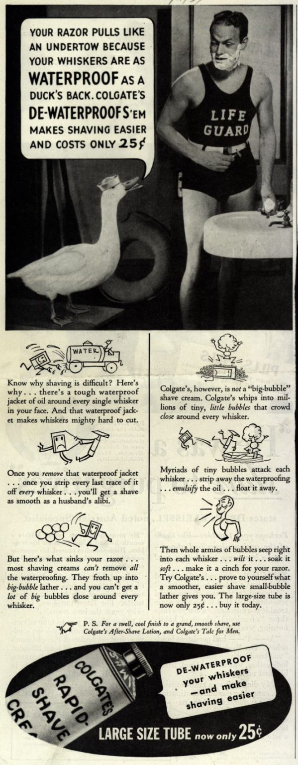 Colgate Shaving Cream - for the waterproof stubble - Wegian ...