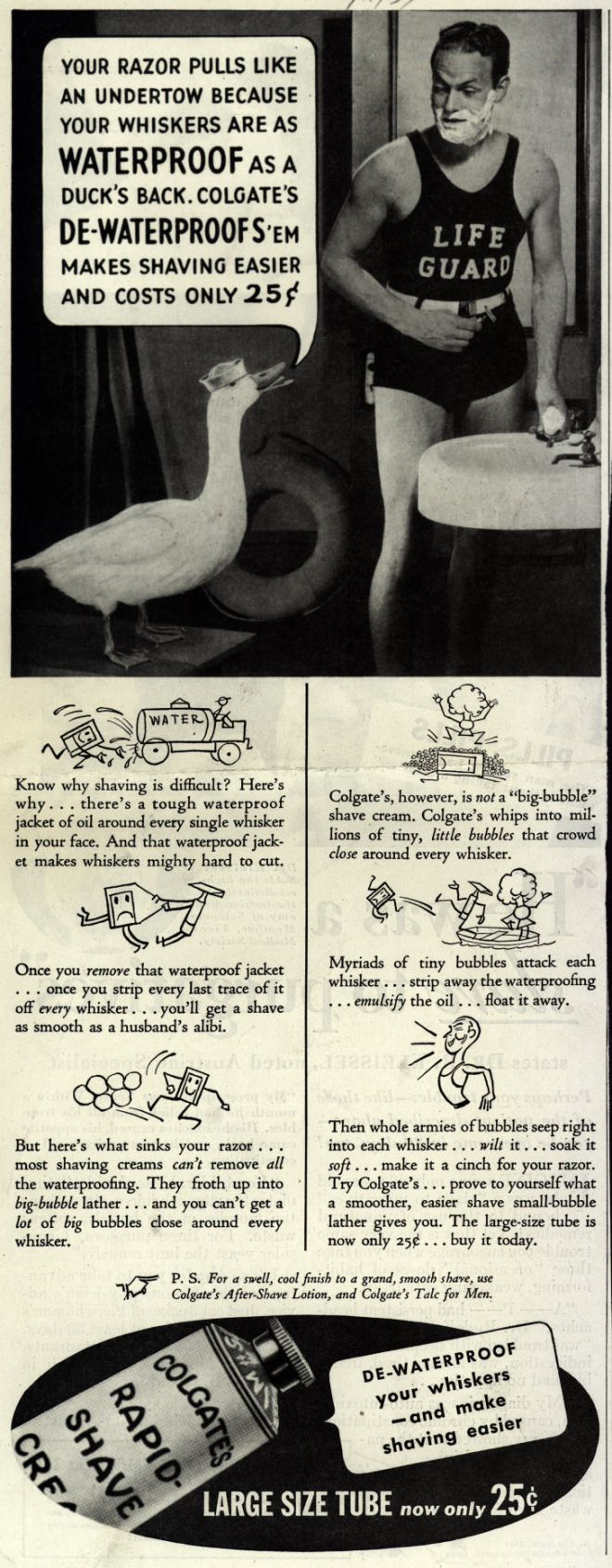 Colgate Shaving Cream - for the waterproof stubble - Wegian ...