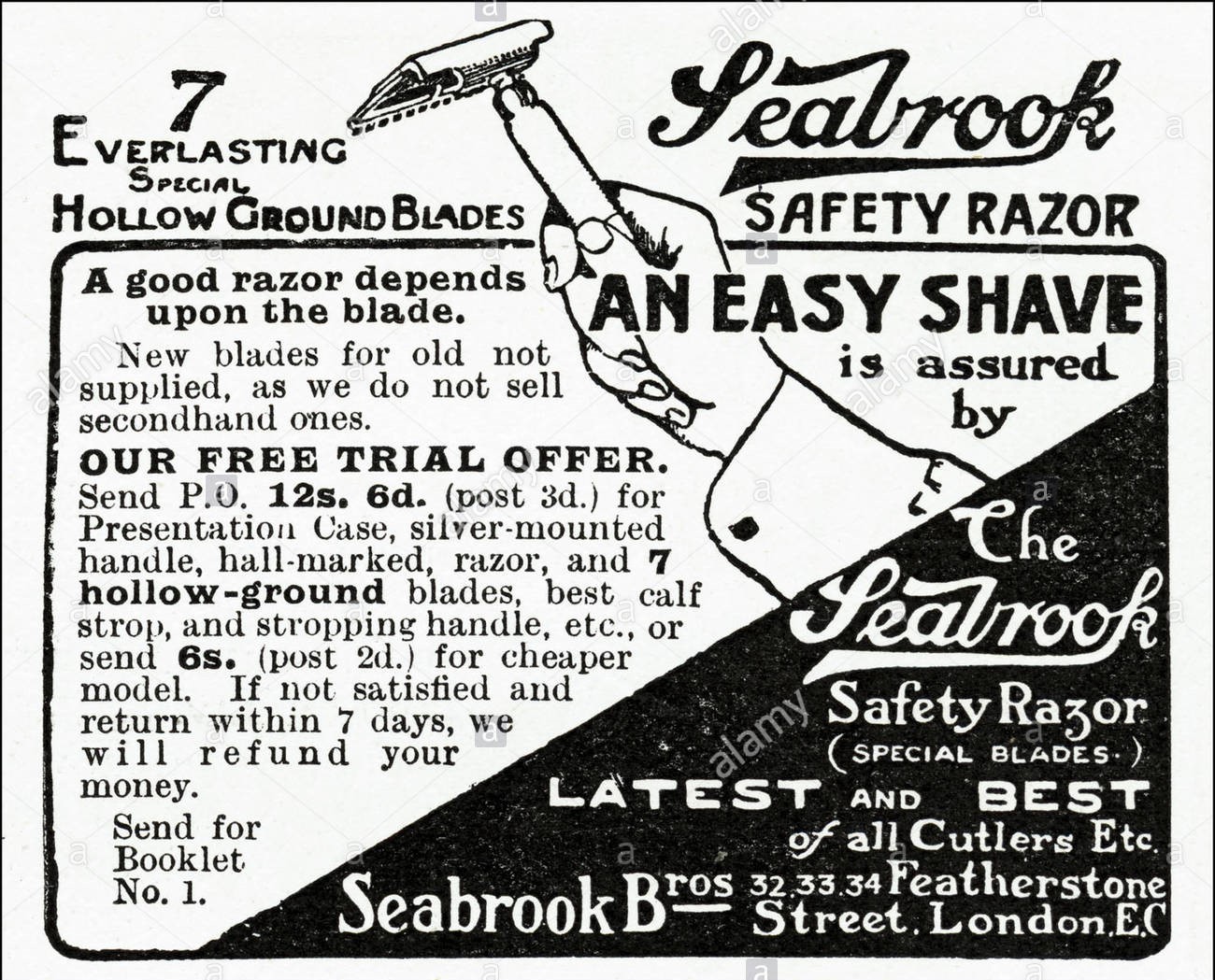 Seabrook safety razor advertisement - Wegian WetshavingWegian Wetshaving